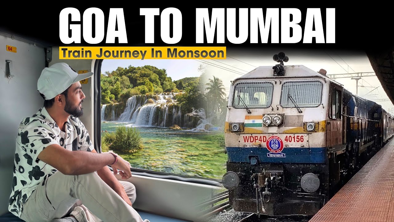 Goa To Mumbai Train Journey In Monsoon | Mandovi Express “ The Foodie ...