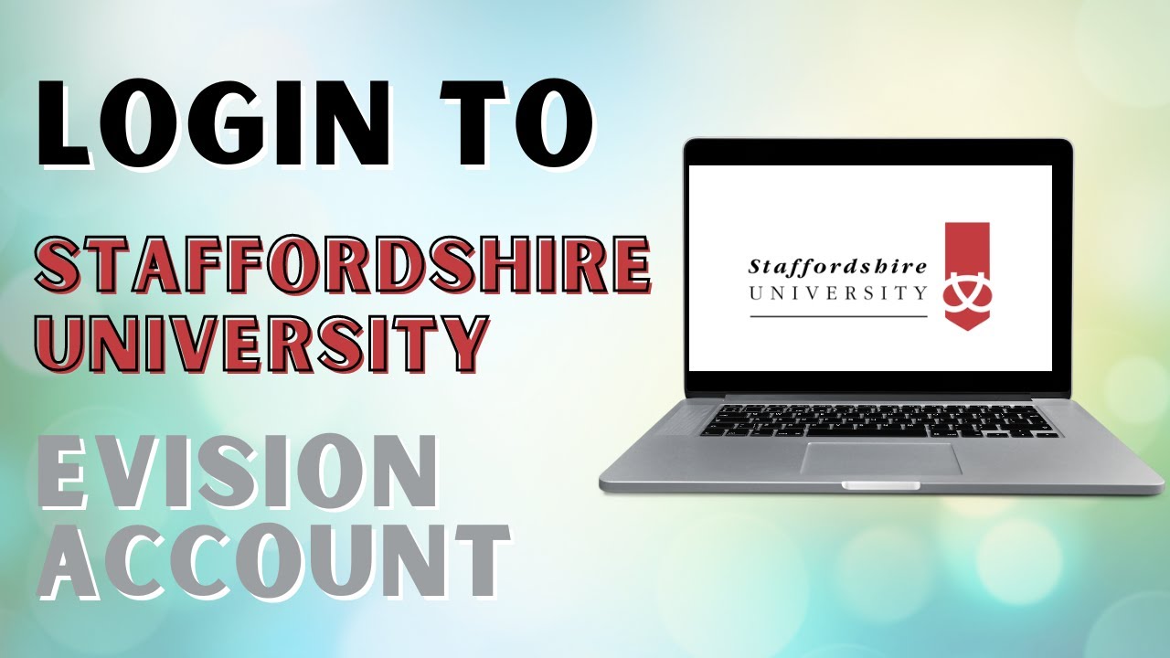 How to Login to Staffordshire University eVision Account? - YouTube