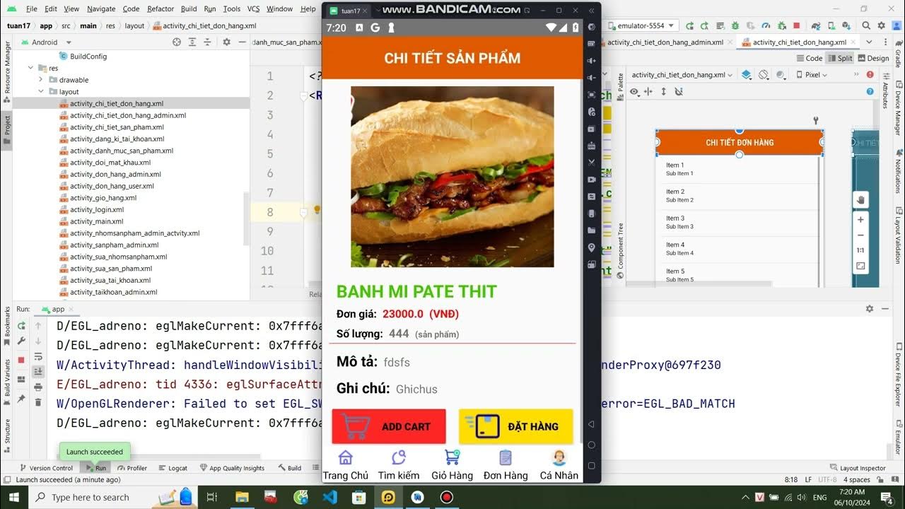 (ANDROID JAVA + SQLITE) App bán hàng android - YouTube