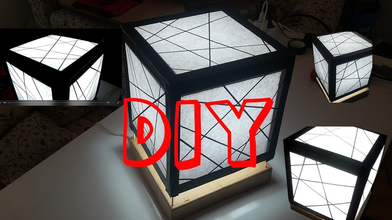 DEKORATİF LAMBA | DIY LAMP - YouTube