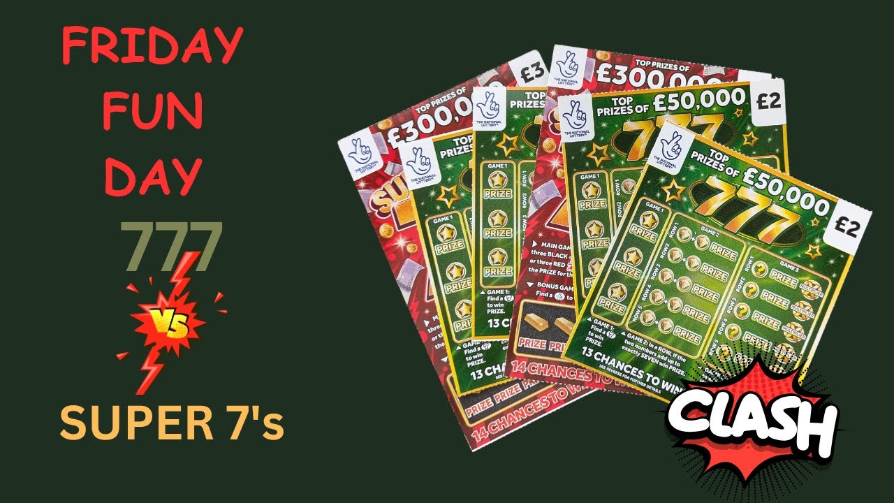 Funday Friday - 777 Vs Super 7's Scratch Cards from UK Lottery. - YouTube