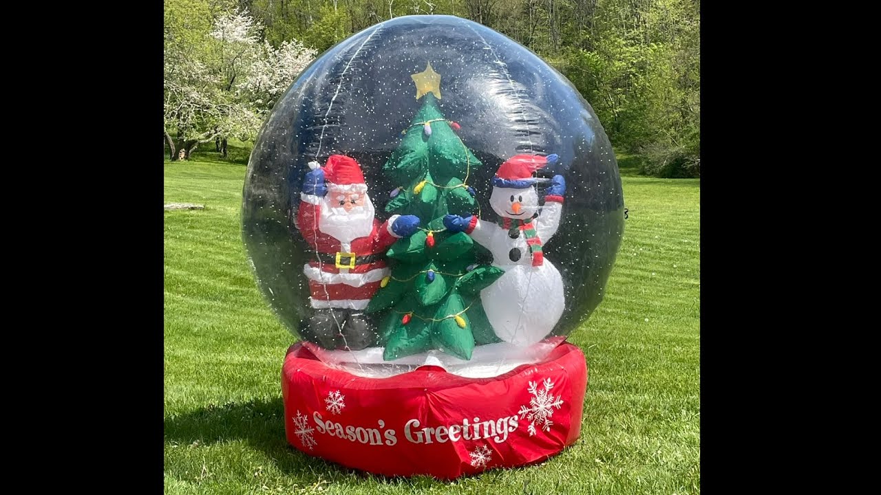Gemmy 2005 6’ Inflatable Snow Globe - YouTube