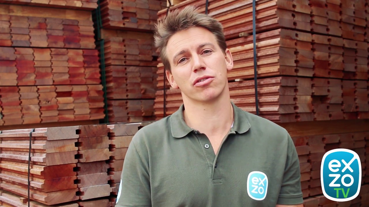 Product: azobe schotten en vlechtmatten - YouTube