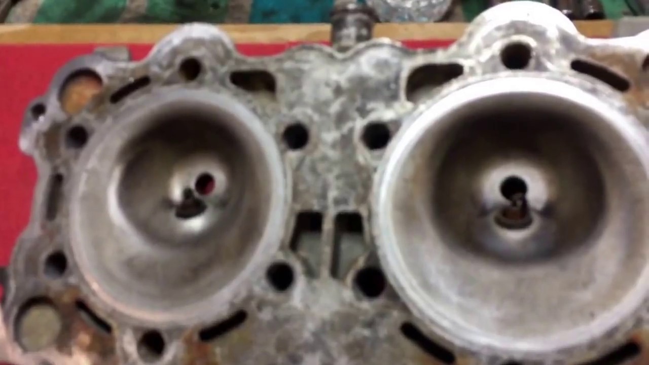 Resurfacing a sea doo cylinder head without the need of a machine shop ...