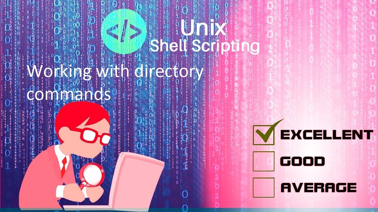 Unix And Shell Scripting Working With Directory Commands Youtube 4071