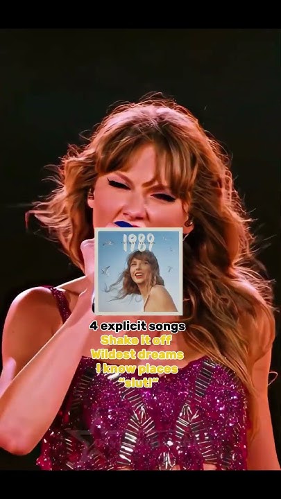 How many explicit songs are there in each Taylor Swift album | DaylightSwiftie #fyp #taylor ...