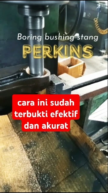 begini mengatasi bushing stang yang masih mentah #teknik #boring # ...