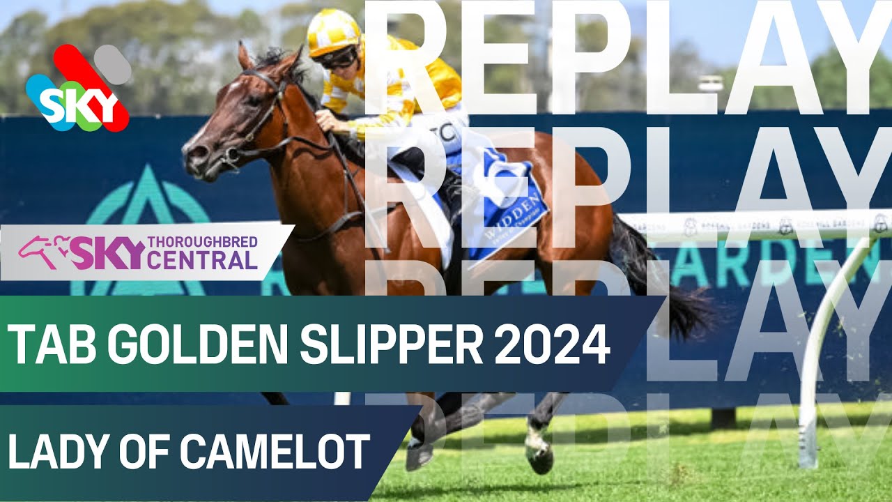 LADY OF CAMELOT WINS THE 2024 G1 TAB GOLDEN SLIPPER - YouTube