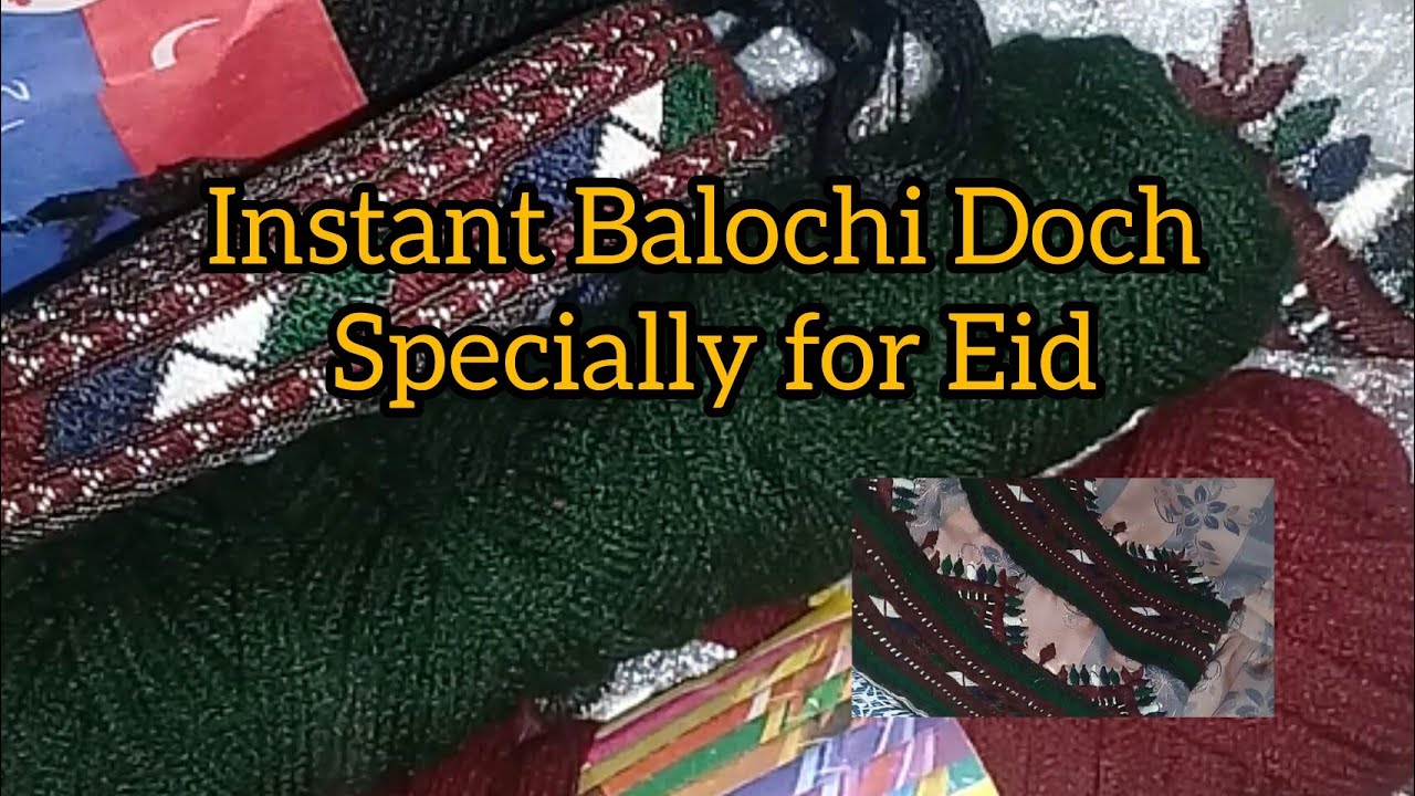 instant Balochi doch tutorial specially for Eid // balochi peet doch ...