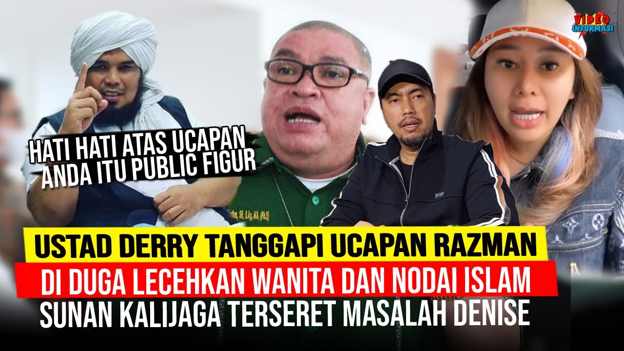 PECAH! USTAD DERY SULAIMAN TANGGAPI UCAPAN RAZMAN NASUTION TERHADAP ...