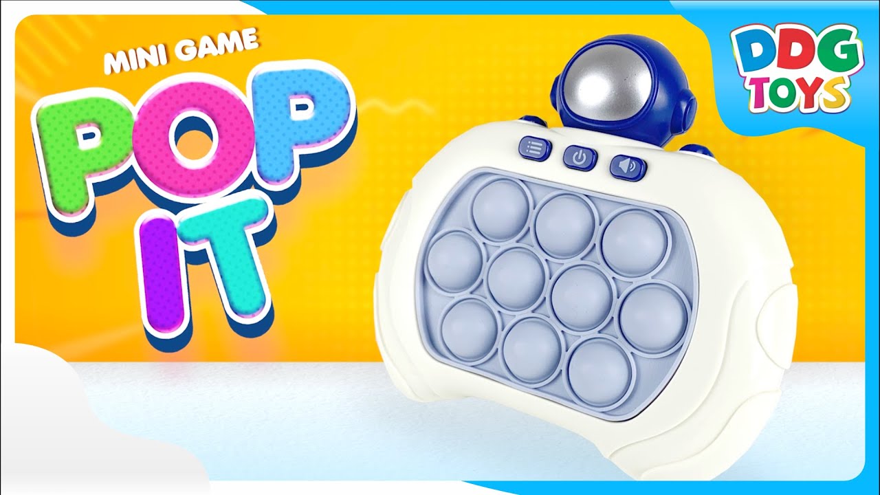 POP IT Eletrônico com luz e som - Mini Game da Memória - DDG Toys - YouTube