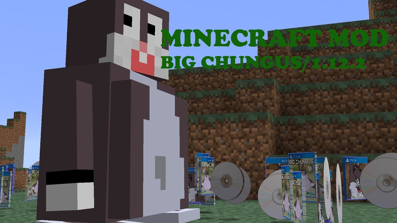 Minecraft mod 1.12.2/ Big chungus - YouTube