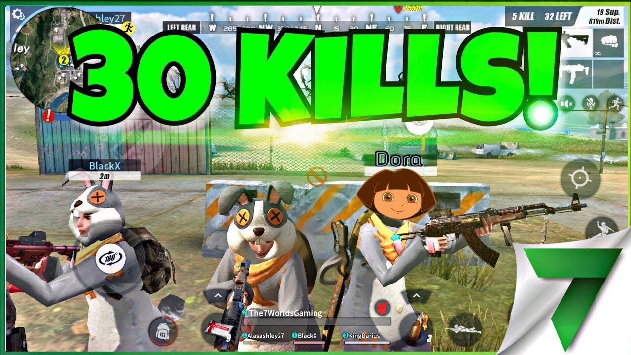 30 KILL SQUAD GAME! NEW PERSONAL RECORD!! | Rules of Survival - YouTube