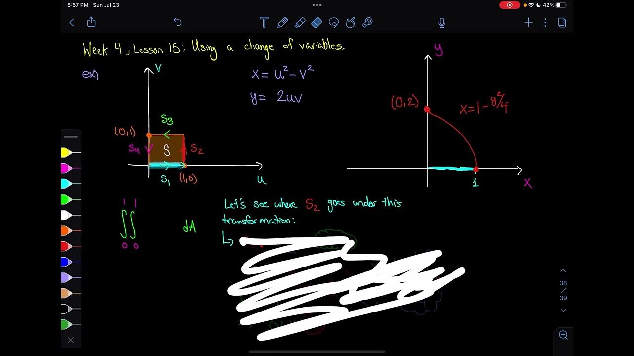 Week 4 | Lesson 15 | Using change of variables - YouTube