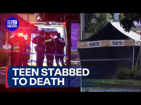 Teen arrested after fatal stabbing of a boy outside a Melbourne hospital