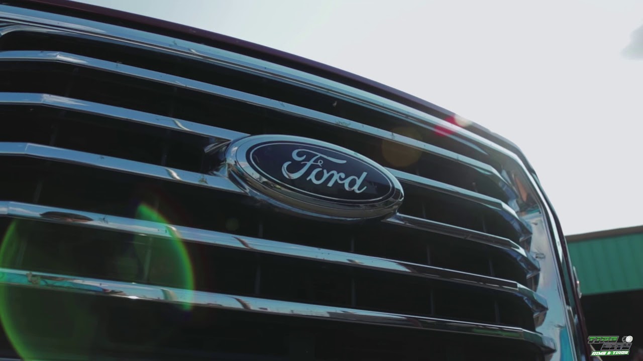 24x14 Fuel Forged wheels on the F-150 tire city lifted - YouTube