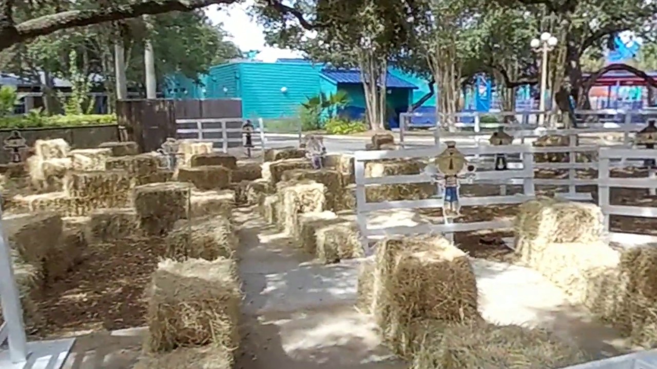 SeaWorld San Antonio preparing for HOS 2019 new hay maze for children ...