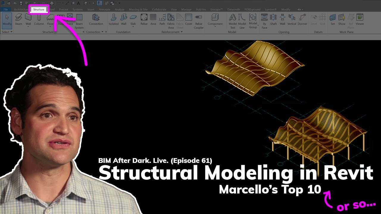 Structural Modeling in Revit (Marcello's Framing Principles) - YouTube