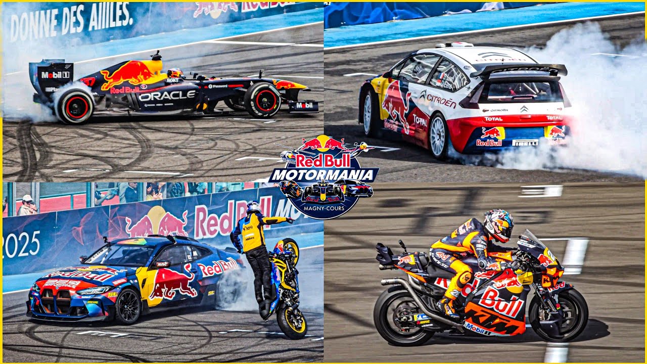 RedBull Motormania 2025 ( F1, Pikes Peak, WRC ... ) - YouTube