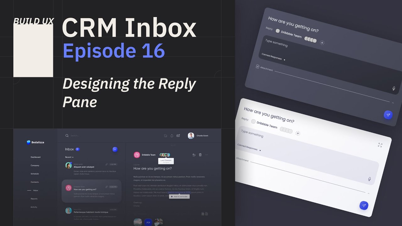Designing the Reply Pane in Figma | How to Build an Inbox UI Ep. 16 ...