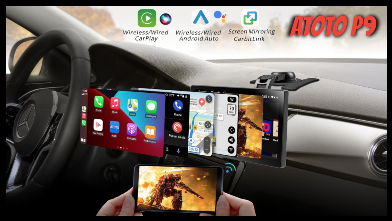 ATOTO P9 7" QLED Android Dash Navigation - YouTube
