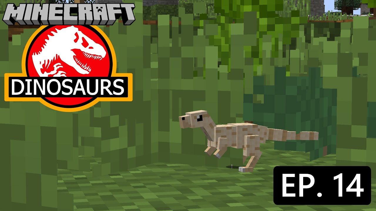 Dryosaurus And Our Party Neighbor!- Minecraft Dinosaurs Part 14 - YouTube