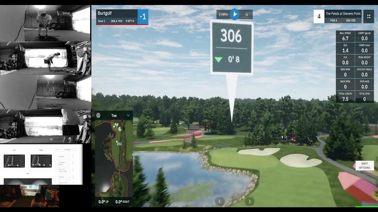 Nova launch monitor with GSPro GSPRO CLASSIC Web tour round 1 - YouTube