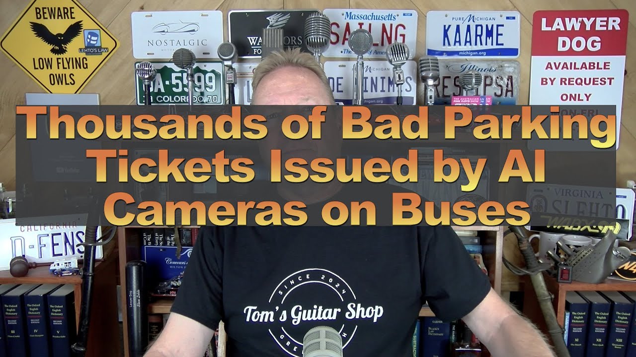Thousands of Bad Parking Tickets Issued by AI Cameras on Buses - YouTube