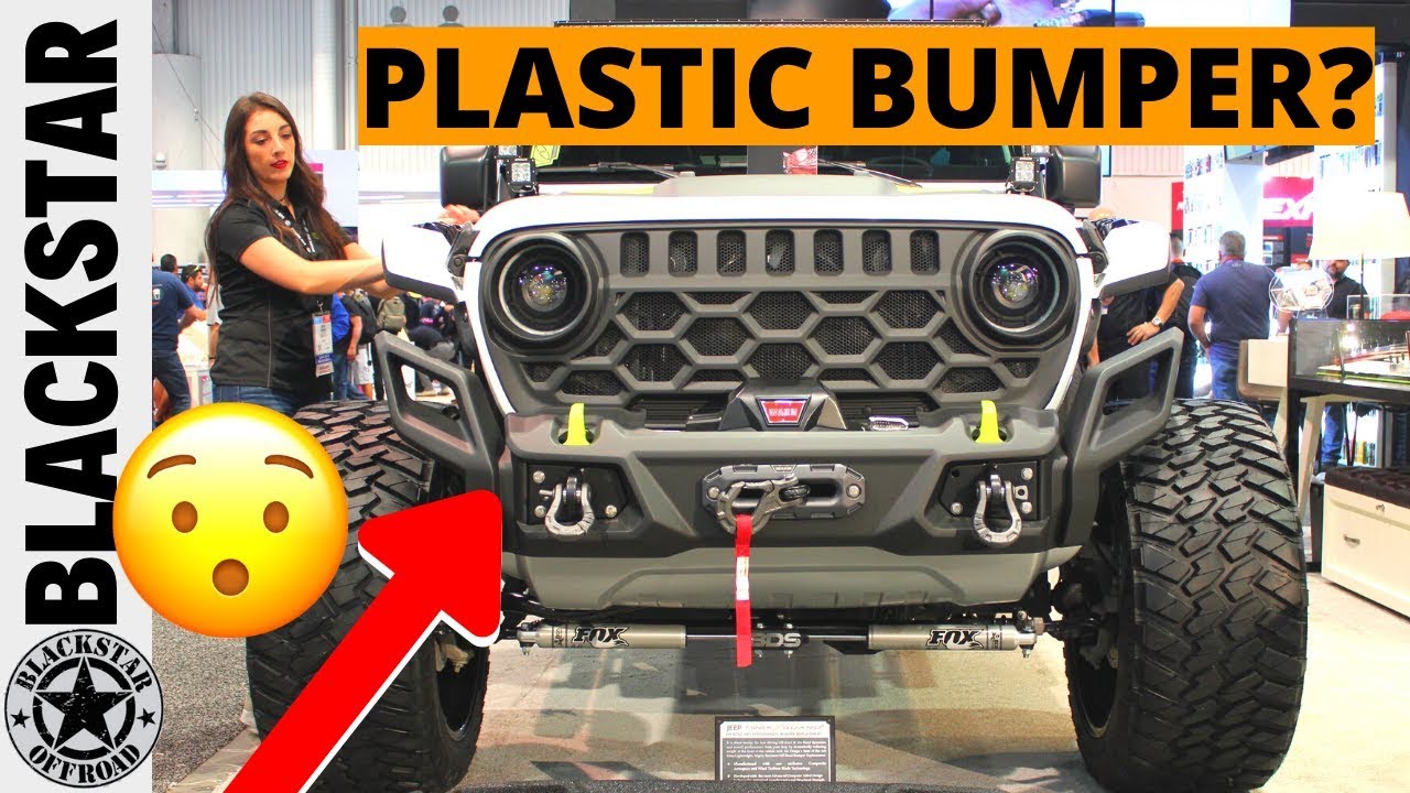Plastic Jeep Bumper? ULTRA LIGHT by Air Design USA!! - SEMA 2019 - YouTube