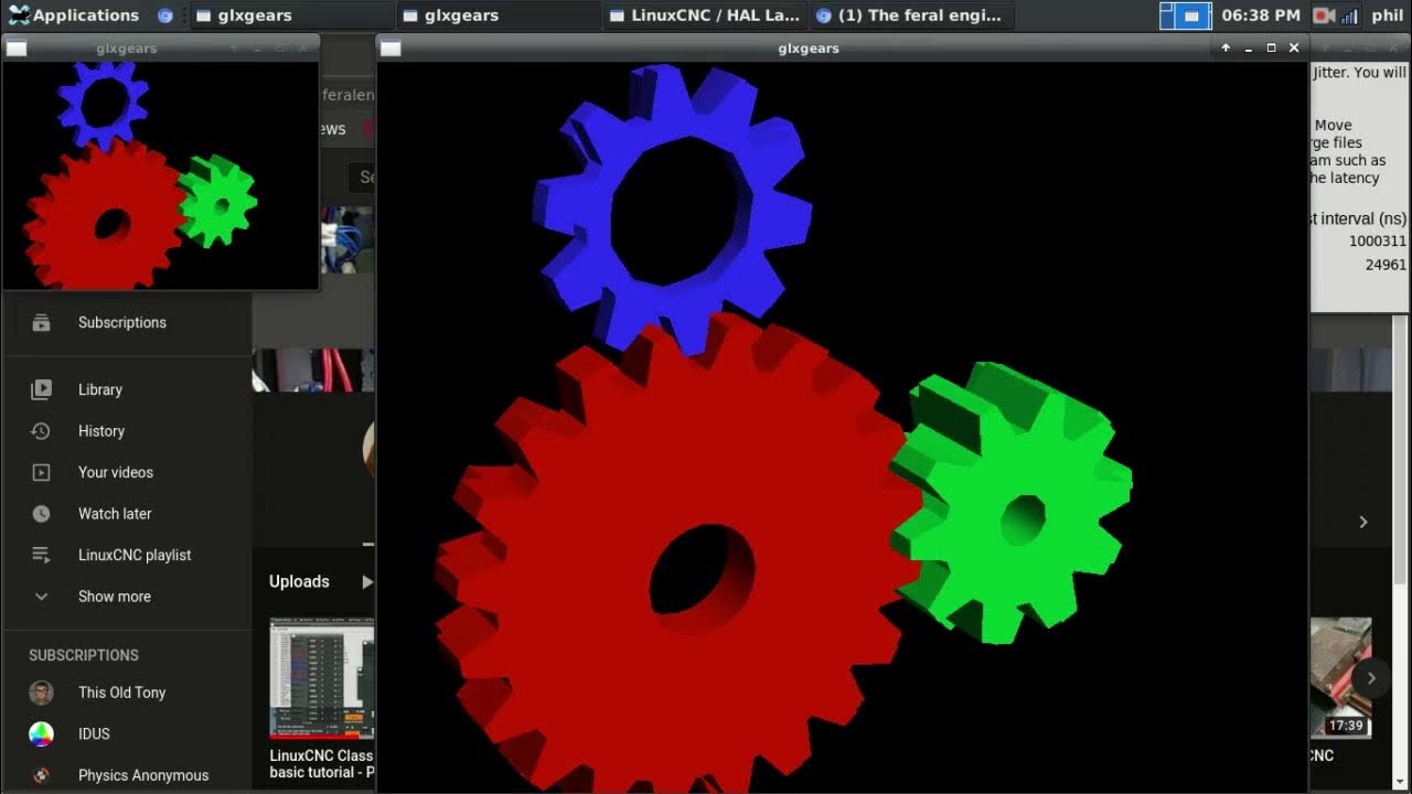 LinuxCNC bare bones tutorial - part 2... 1.5, really - YouTube