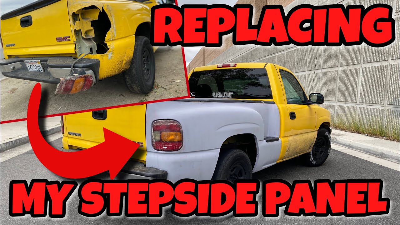 REPLACING MY STEPSIDE PANEL - YouTube