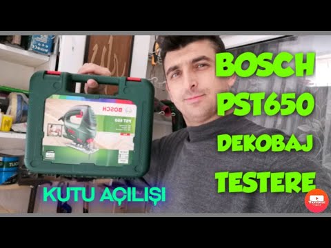 BOSCH PST-650 DEKOBAJ TESTERE -(KUTU AÇILIŞI)