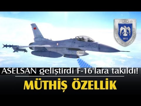 ASELSAN  F-16 'lar için Geliştirdi (Milli Elektronik Harp Savunma Sistemi)