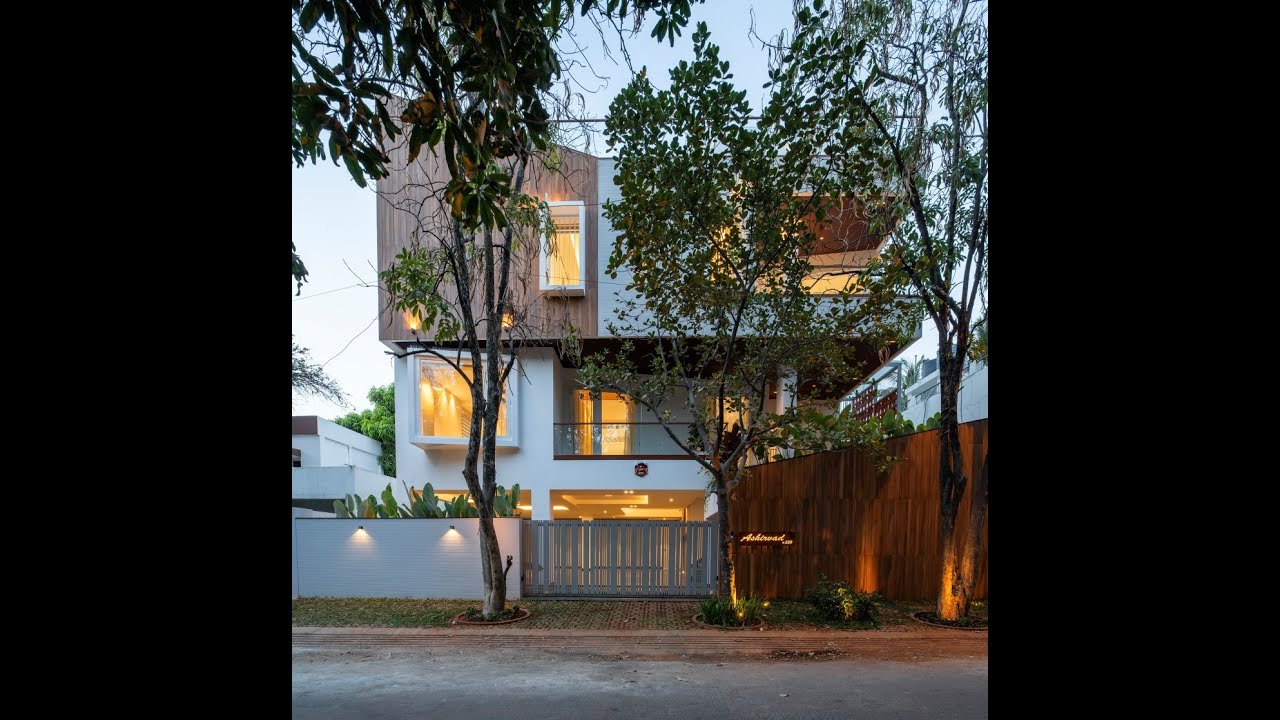 The Shanbhag residence - Cradled by nature - YouTube