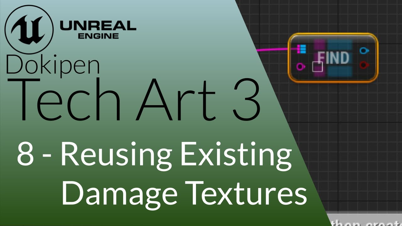 Reusing Damage Texture Render Targets - Unreal Engine 4 Tech Art S03E08 ...