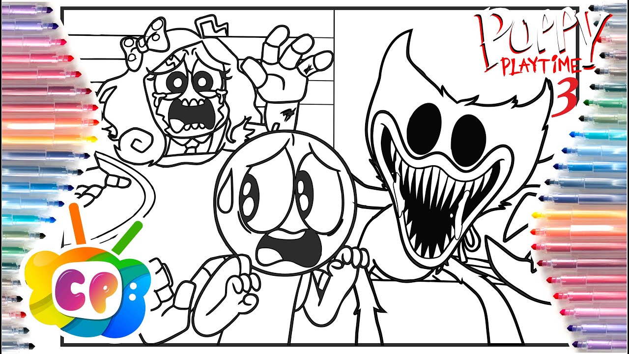 Poppy Playtime Chapter 3 New Coloring Pages / Poppy Playtime Chapter 3 ...
