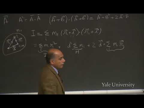 Physics: Lecture 10 - Rotations, Part II: Parallel Axis Theorem (11th Physics) - YouTube