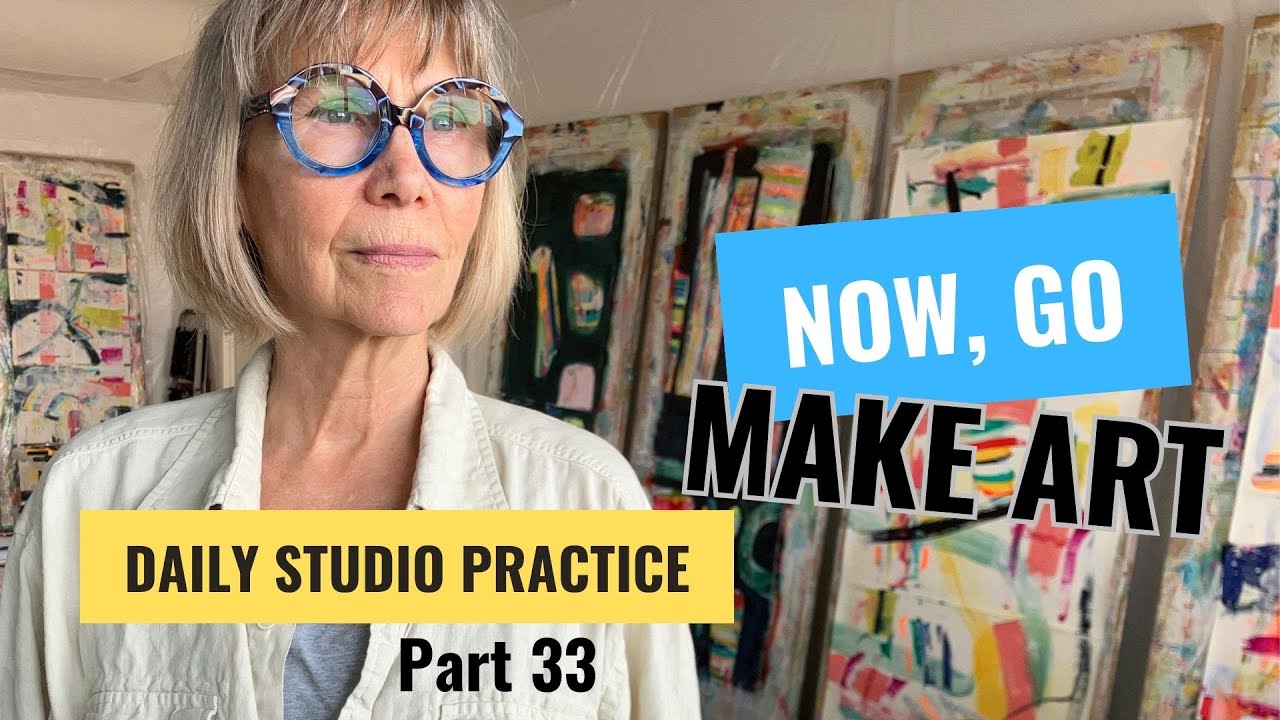 Studio visit 33 Is this what an artist thinks while making paintings ...