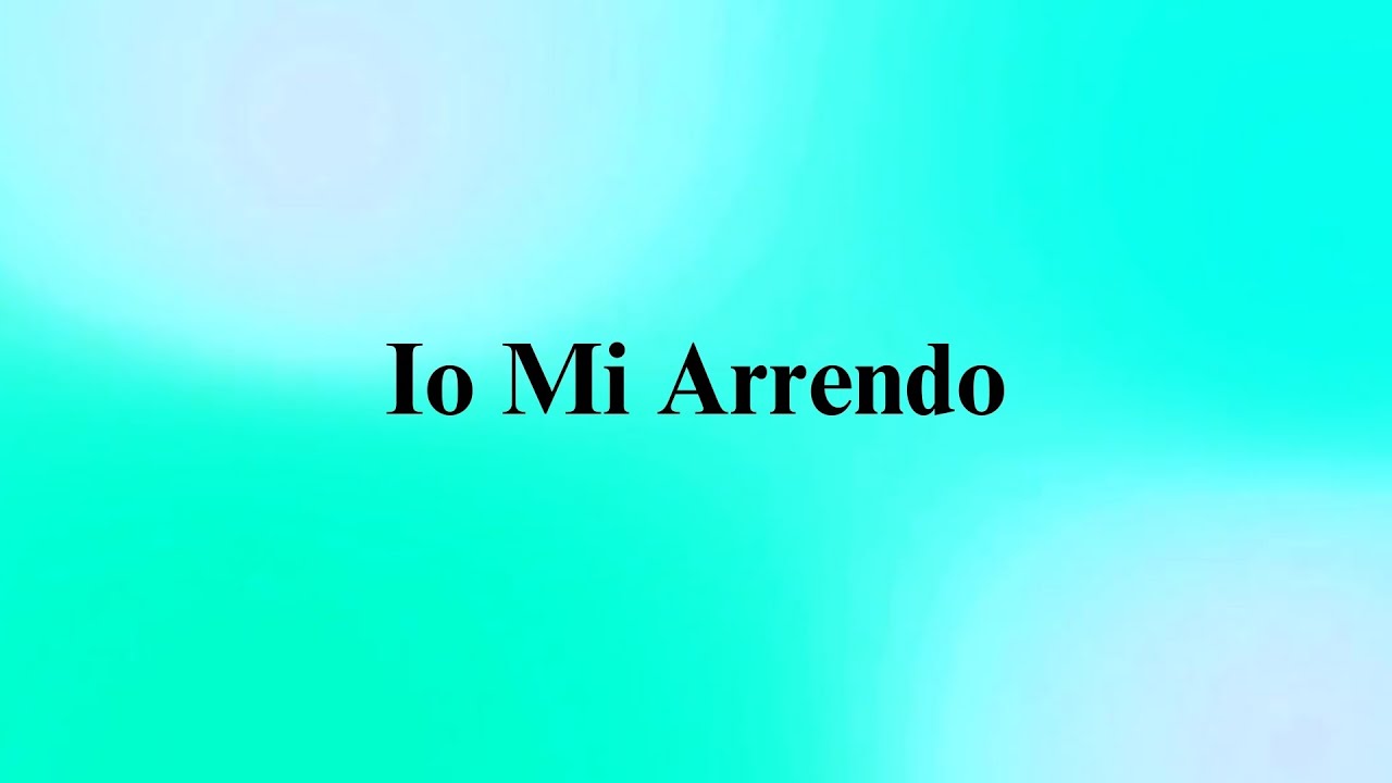Io Mi Arrendo | I Surrender | Hillsong In Italiano - YouTube Music