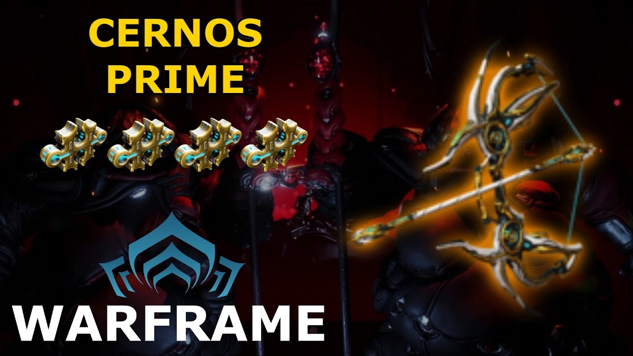 Warframe - Quick Look At Cernos Prime (4 Forma) - YouTube