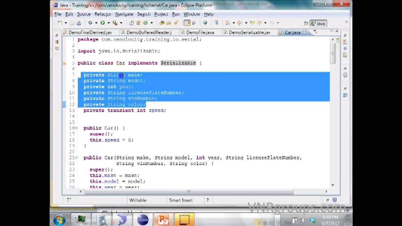 Java Serialization Tutorial With Programming - YouTube