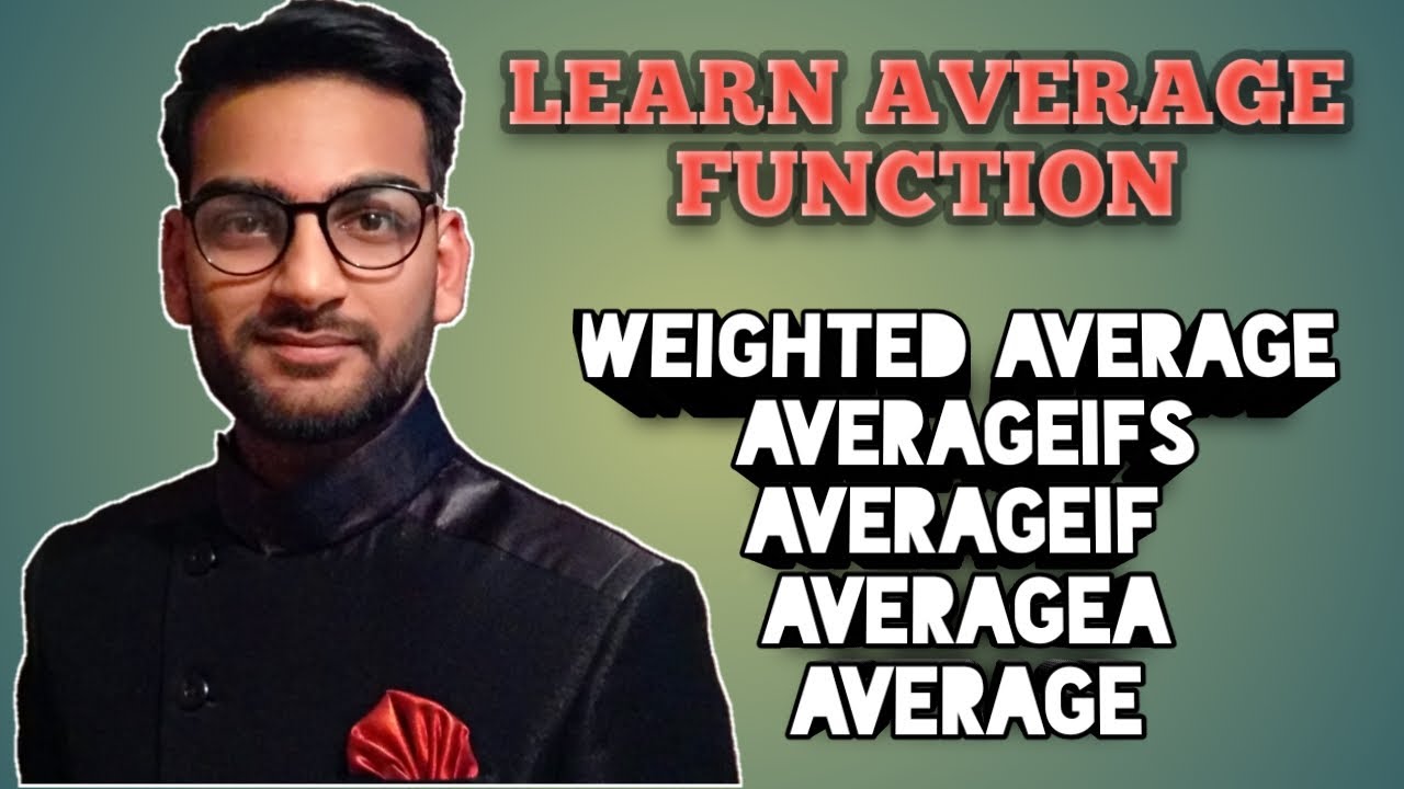 Learn Average Function in easy trick | आसान तरीके से सीखें Average ...