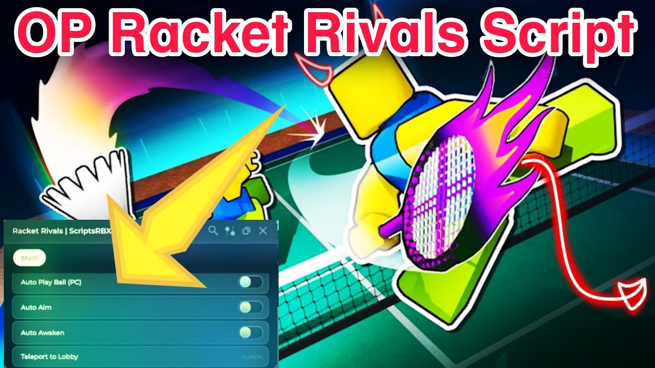 | OP | Racket Rivals Script 🏸 | RRS | #racketrivals #roblox - YouTube