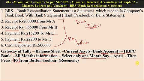 Mcom Part 1 - SEM 1- NEP 2020- Mandatory 4 - Advanced Trends in Accounting-I - YouTube