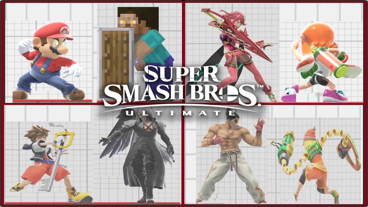 Super Smash Bros. Ultimate: All characters' Parry Poses/Animations ...