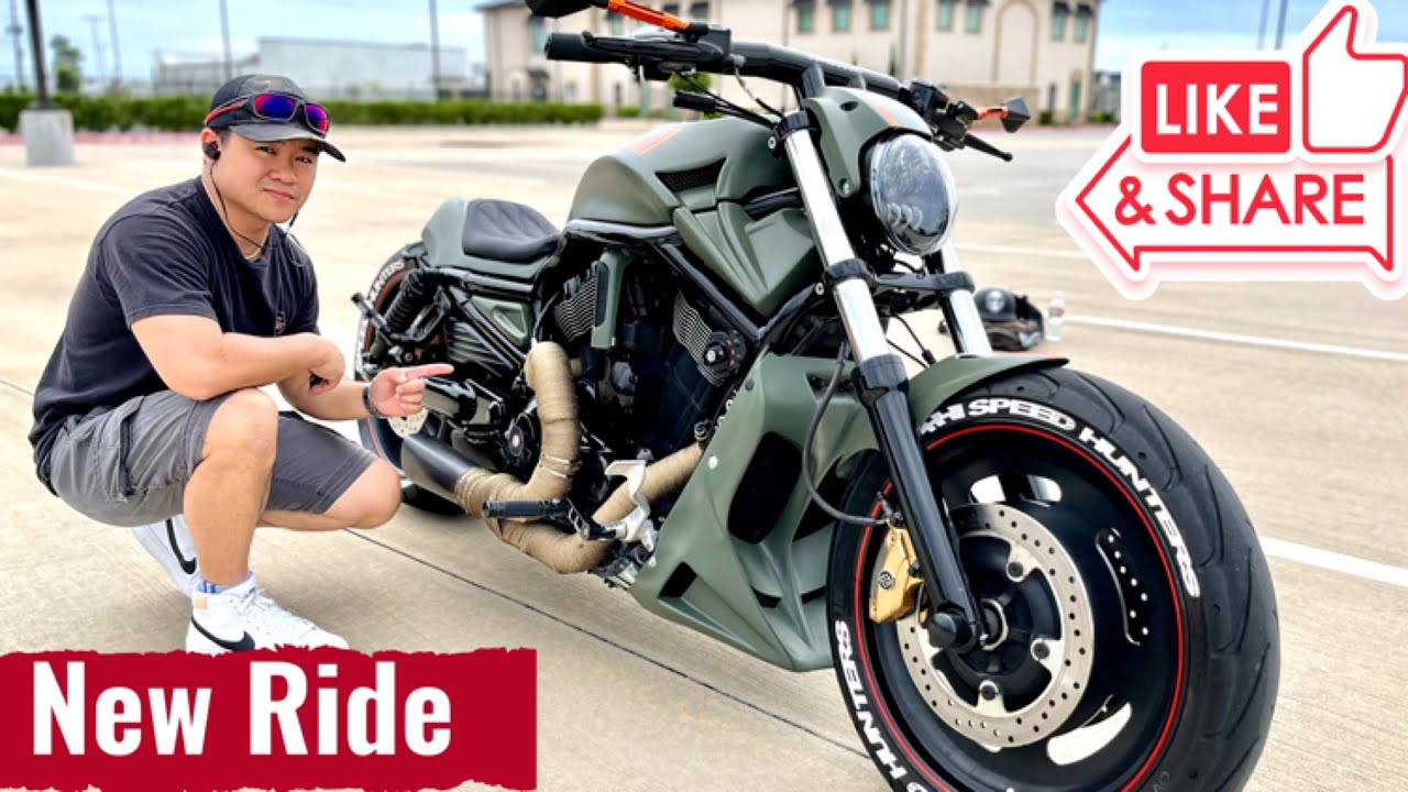 My New Custom V Rod #diy #motorcycle #vrod #bike #harleydavidson - YouTube