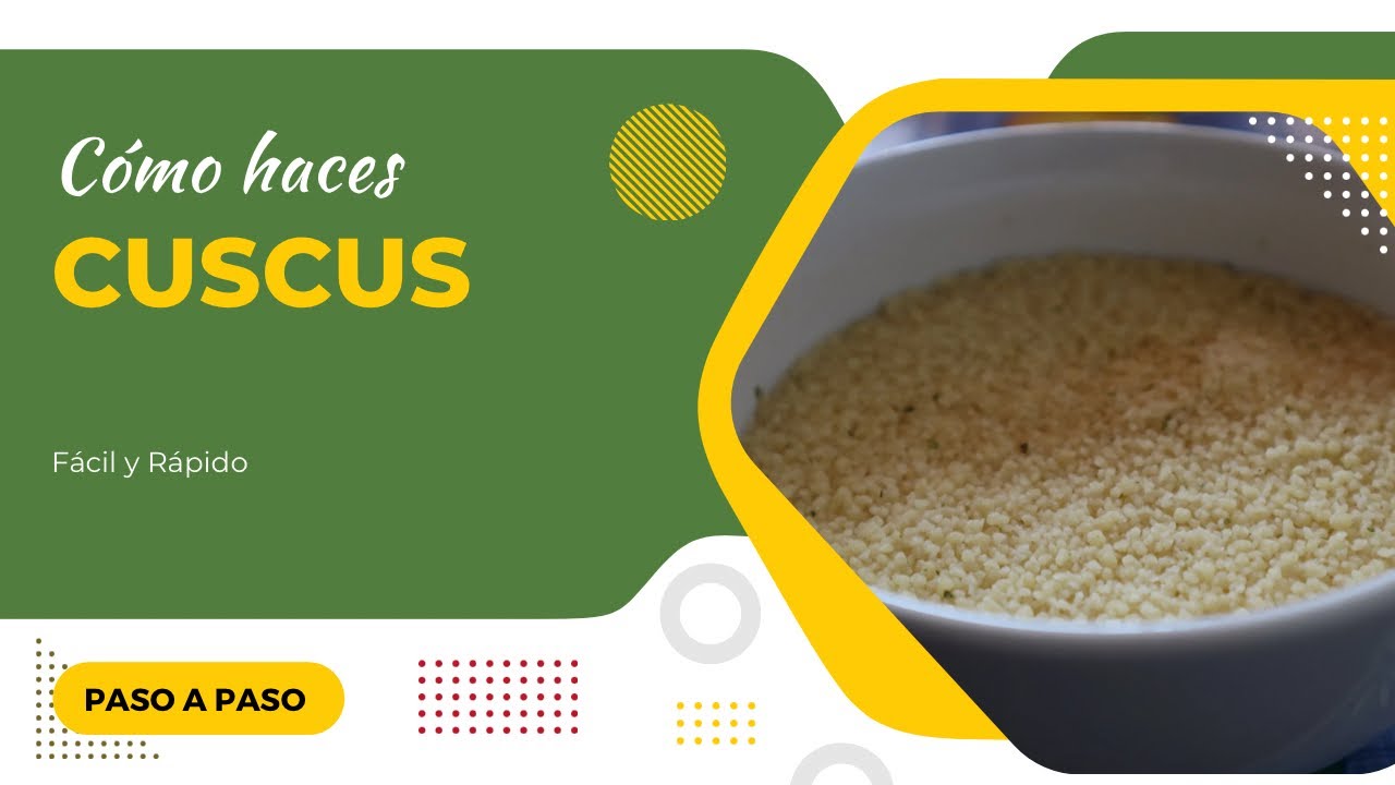 cocinando cuscus, rápido y fácil - YouTube
