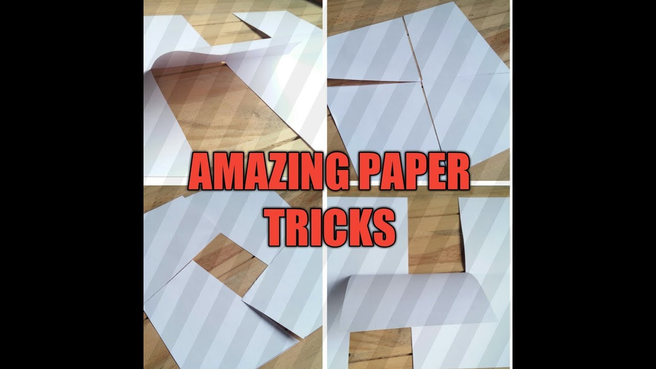 AMAZING PAPER TRICKS NEVER SEEN BEFORE - YouTube