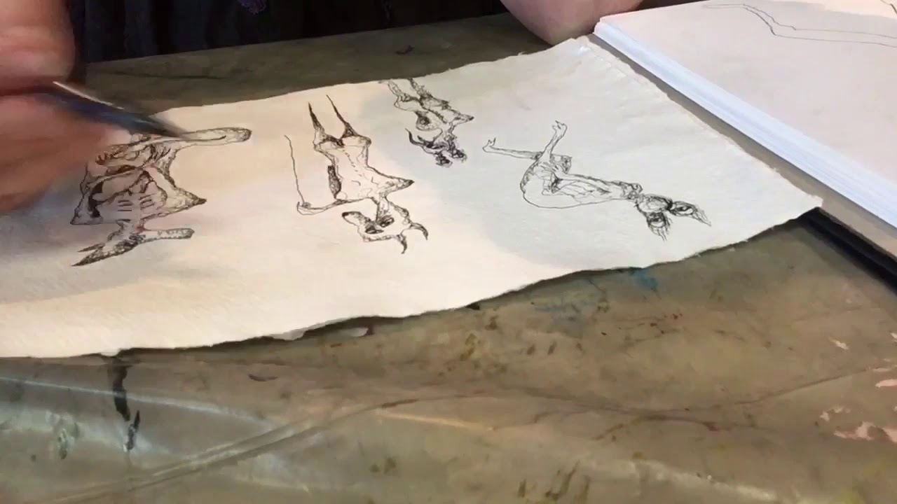 Drawing in Fast Motion - YouTube