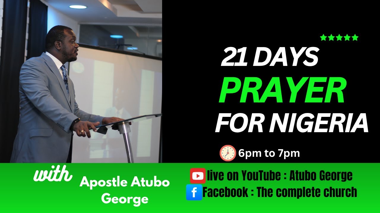 | 21 Days Prayer and fasting | 6PM ( Day 21) - YouTube
